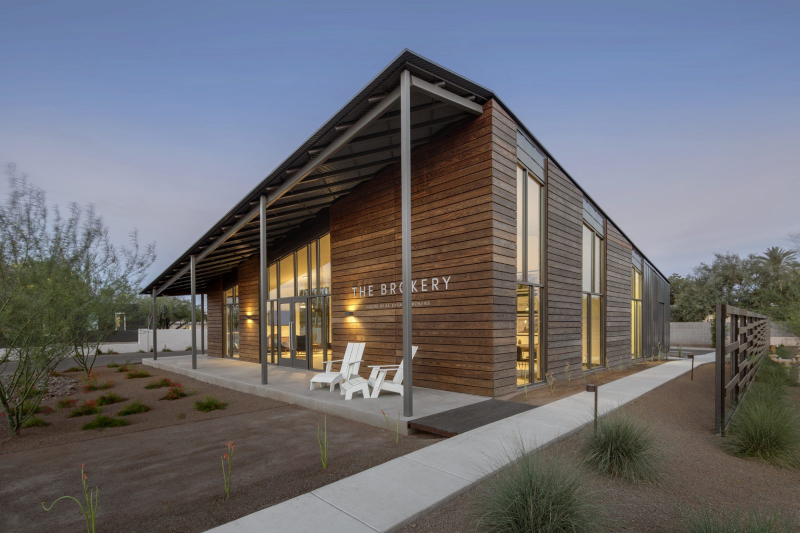 An Office Merged with a Community Hub