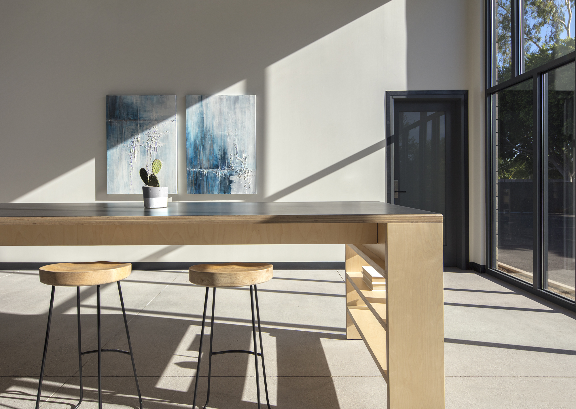 An Office Merged with a Community Hub