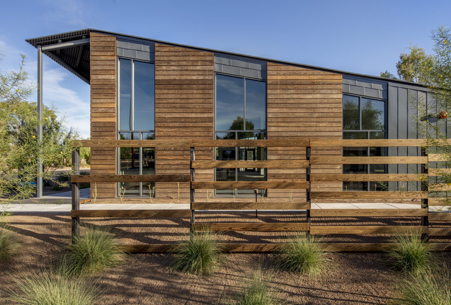 An Office Merged with a Community Hub