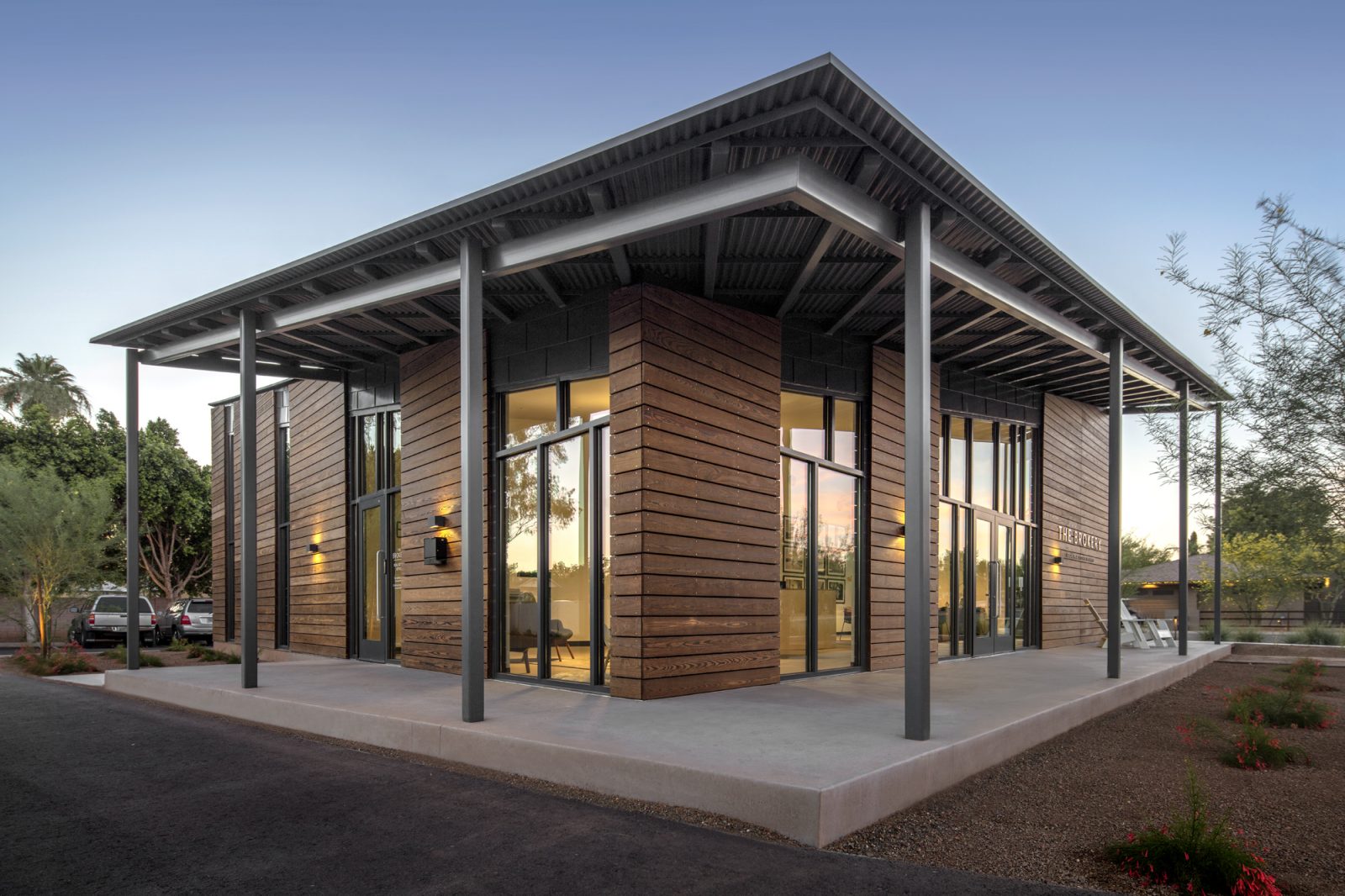 An Office Merged with a Community Hub